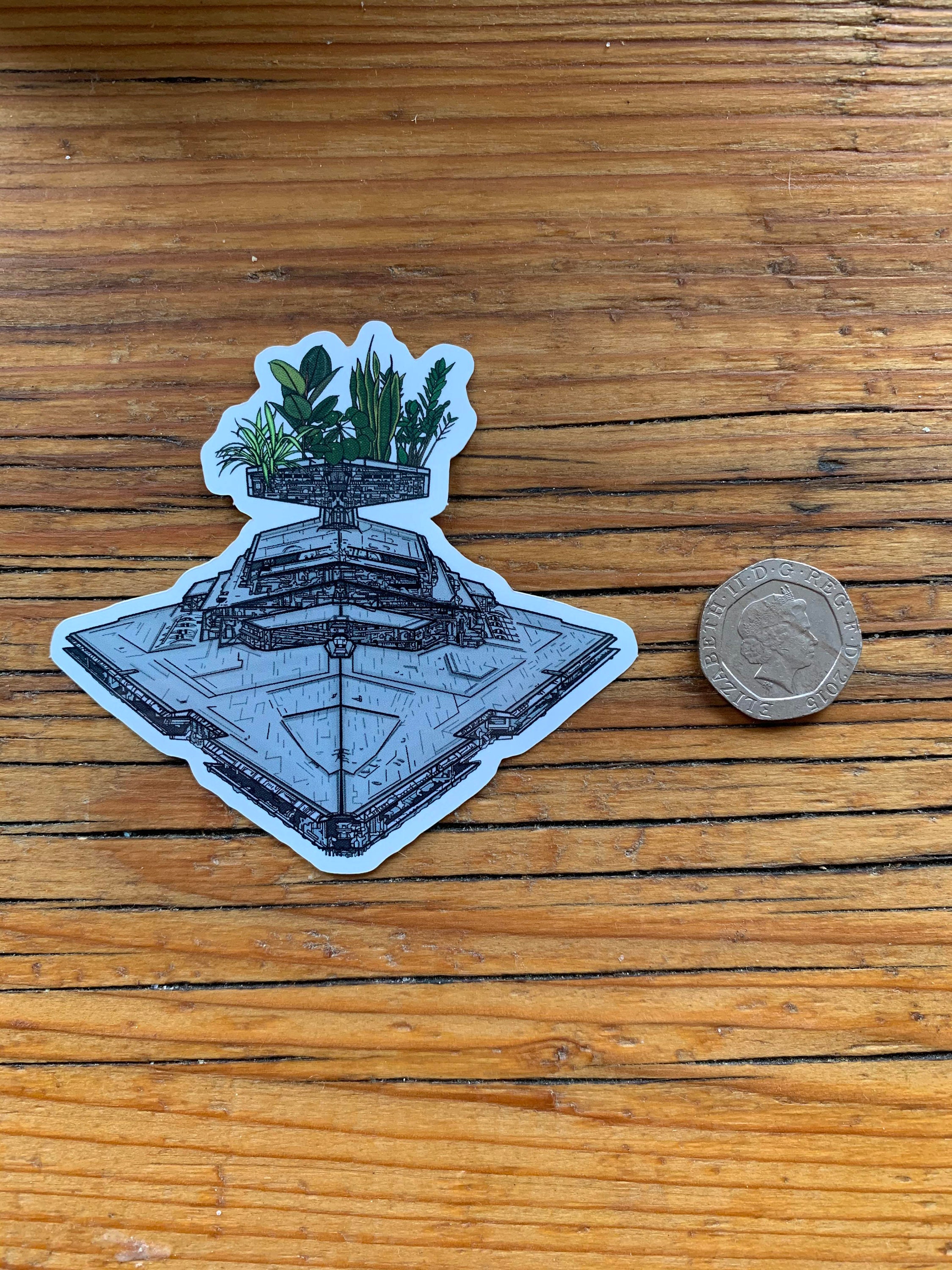 Sticker House Plant Star Destroyer Star Wars individual Sticker, Custom ...