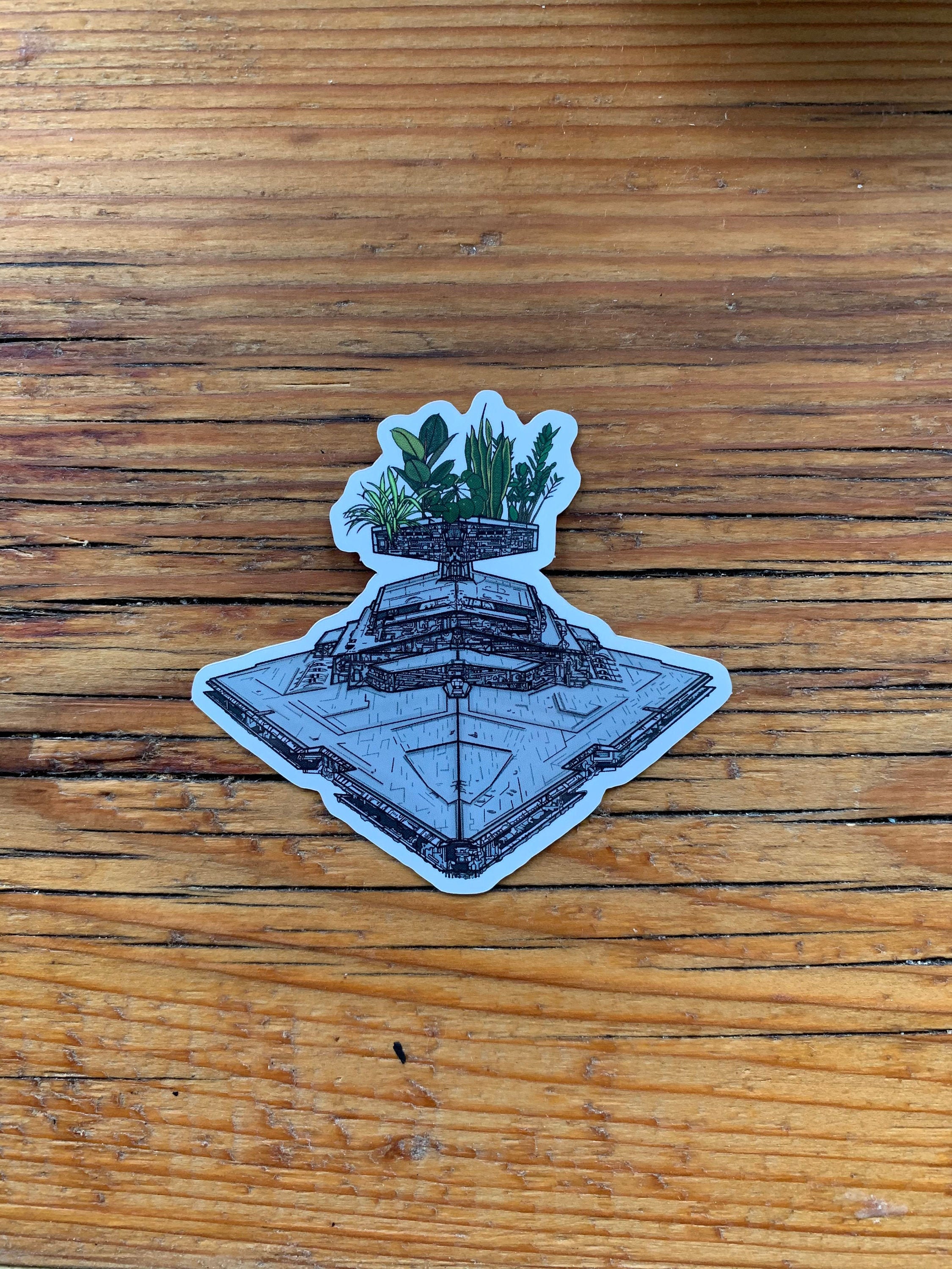 Sticker House Plant Star Destroyer Star Wars individual Sticker, Custom ...