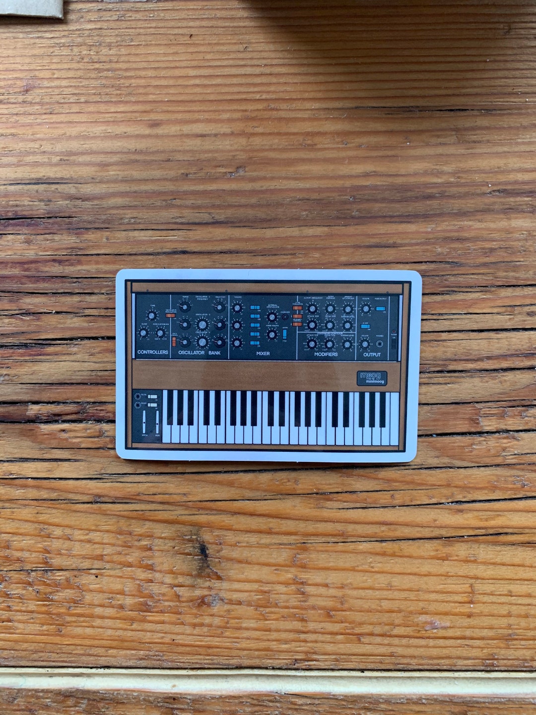 Sticker - Mini Moog Model D (individual Sticker, Synthesizer, Keyboard ...