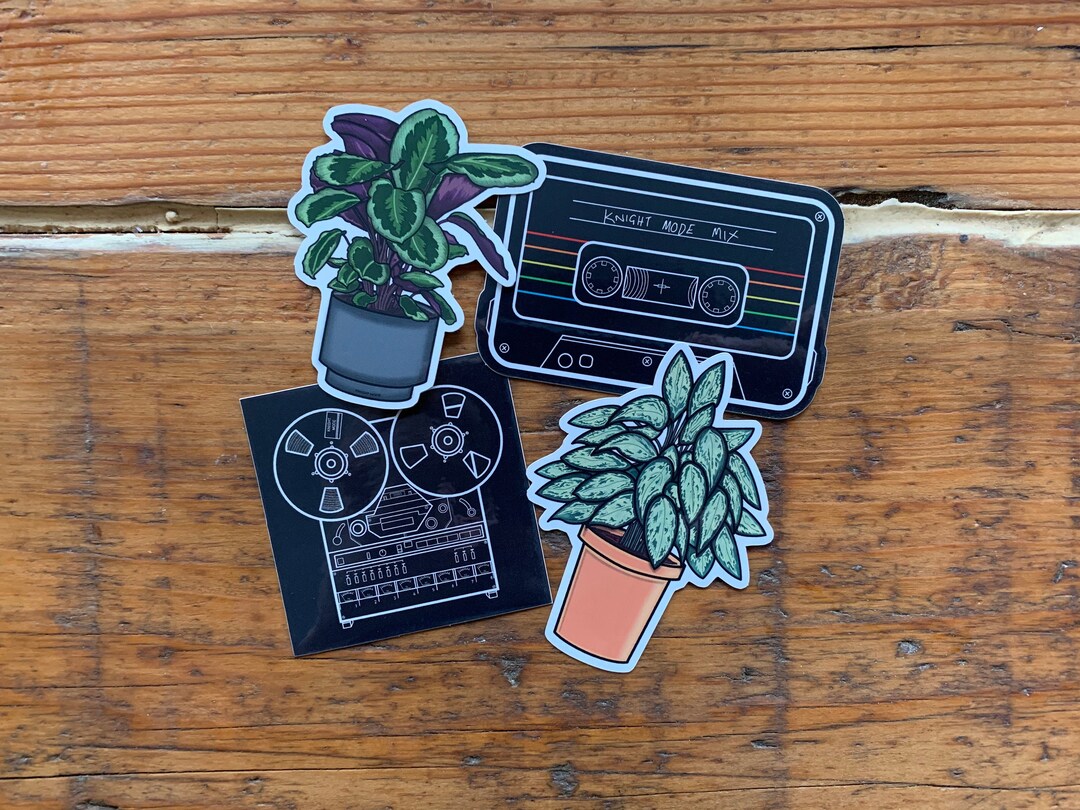 Sticker - Multi Pack (4 Stickers) Custom Cut, Die-cut, All Purpose ...