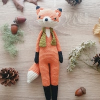 Crochet Pattern for Arctic Fox - Etsy