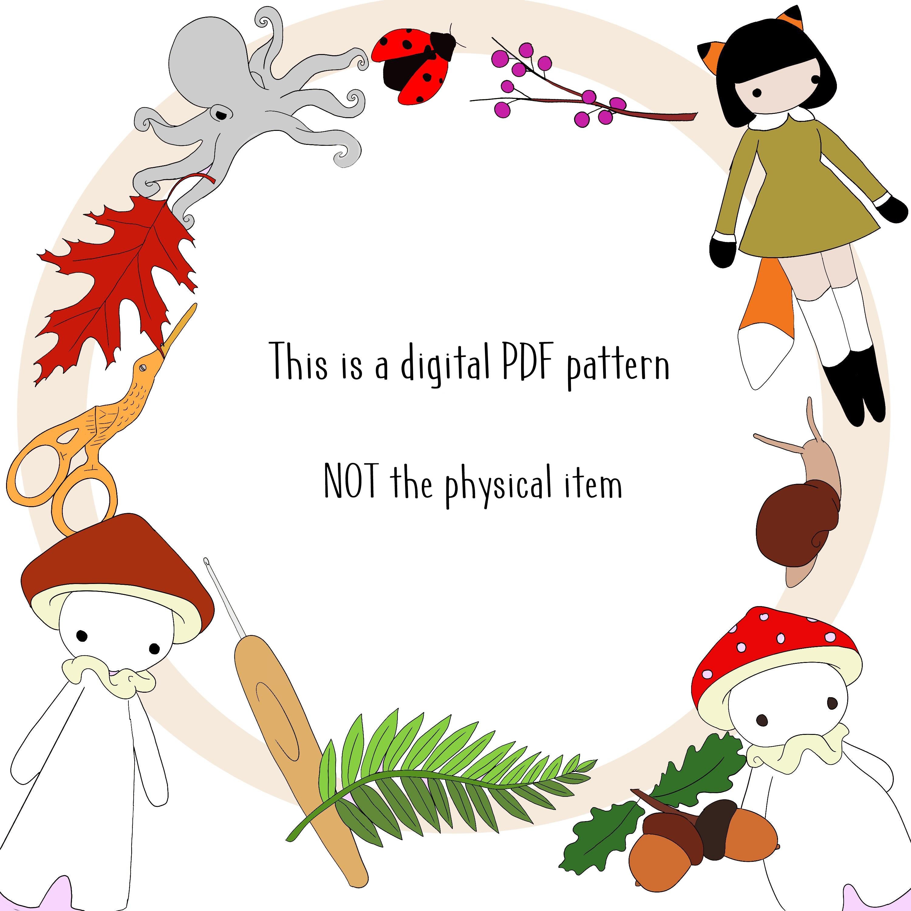 Moth Sprite Critter Stitch Crochet Pattern / Amigurumi Moth | Etsy