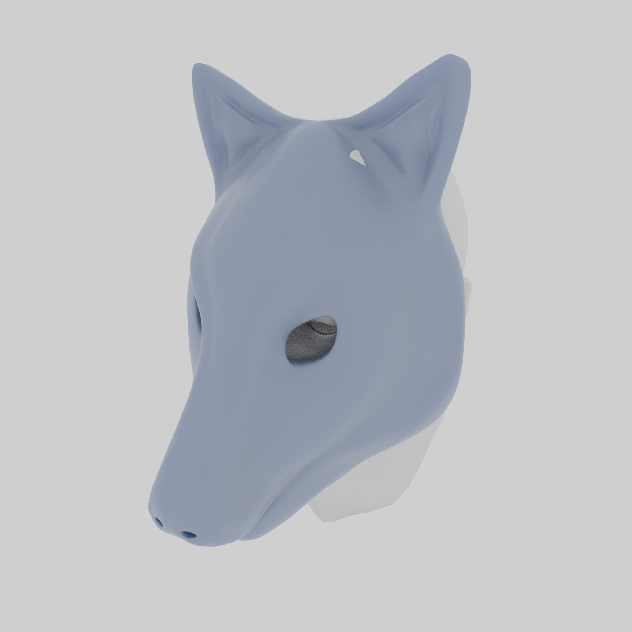 The Boy & the Wolf Manga Mask - STL Mask File - 3D Printing File for ...