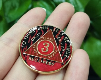 3 Year Sobriety Chip - Etsy