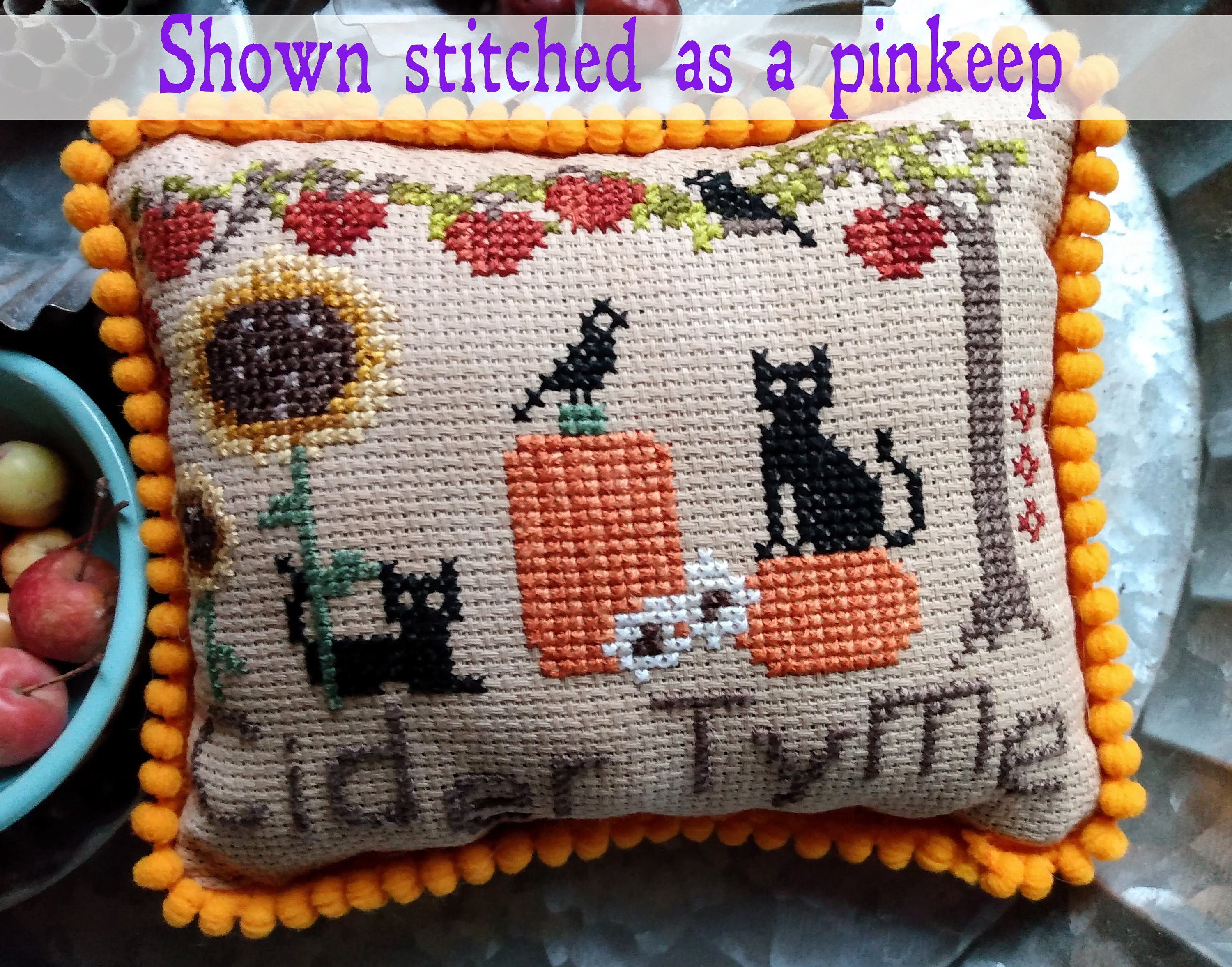 Tyme for Fall CHARTS Set of 3 Counted Cross Stitch Patterns Three ...