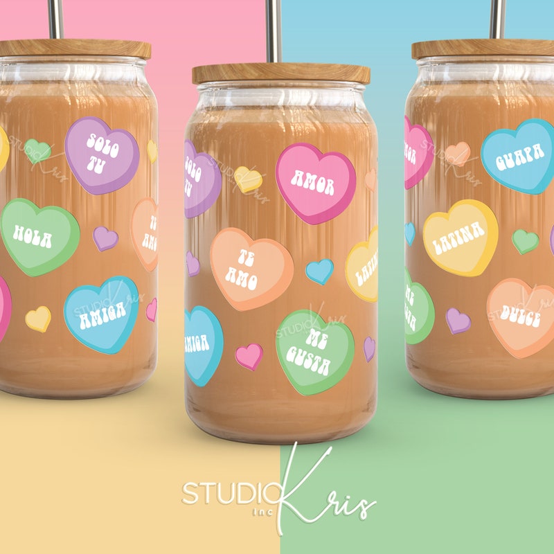Candy Hearts Latina - Etsy