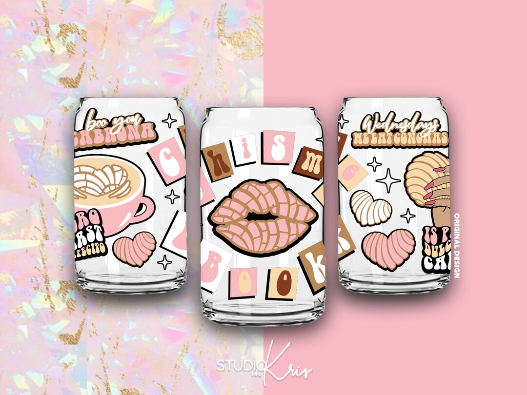 Chisme Book Cafecito y Chisme Can Glass Wrap SVG PNG JPG - Etsy México