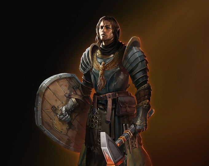 Custom Game Character Portrait, RPG Character Design. Game Character ...