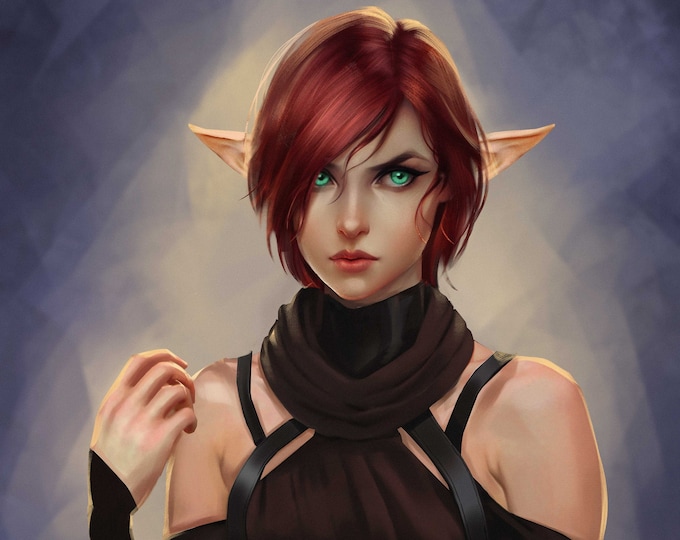 Custom Game Character Portrait, RPG Character Design - Etsy