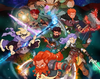 RPG Custom Character Portrait Custom Game Character Design | Etsy