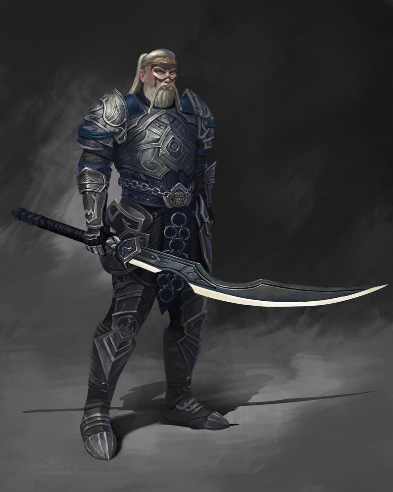 RPG Character Design Dnd Group Drawing Game Character - Etsy