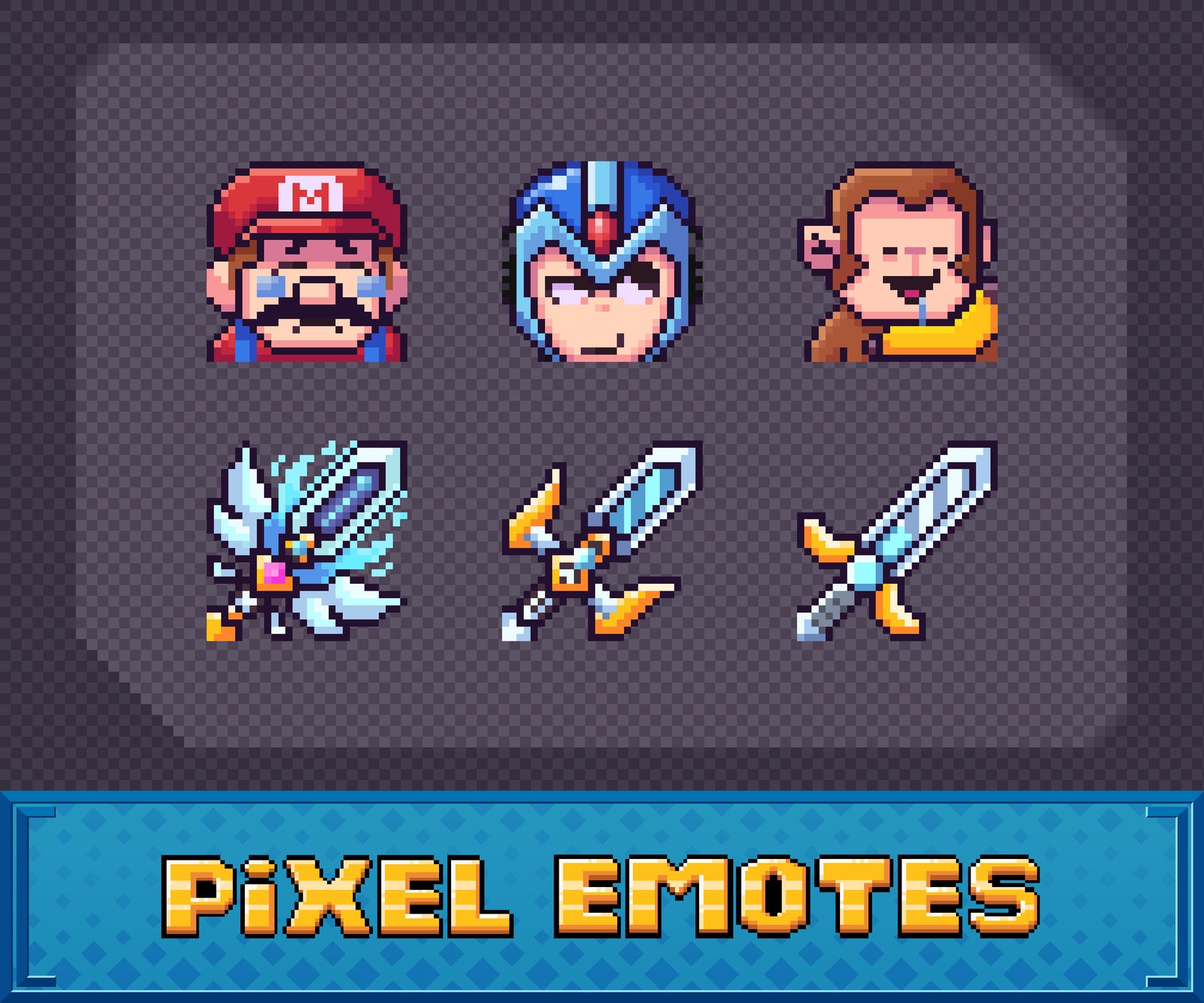 Custom Pixel Emotes Custom Twitch Pixel Emotes Gaming Pixel | Etsy