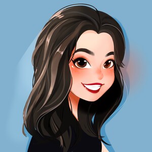 Japanese Style Custom Cartoon Portrait Personalized Anime - Etsy