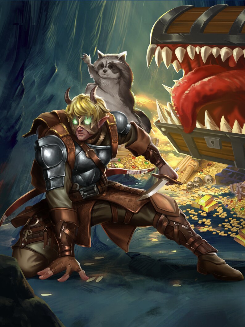 Custom Game Character Portrait, RPG Character Design - Etsy