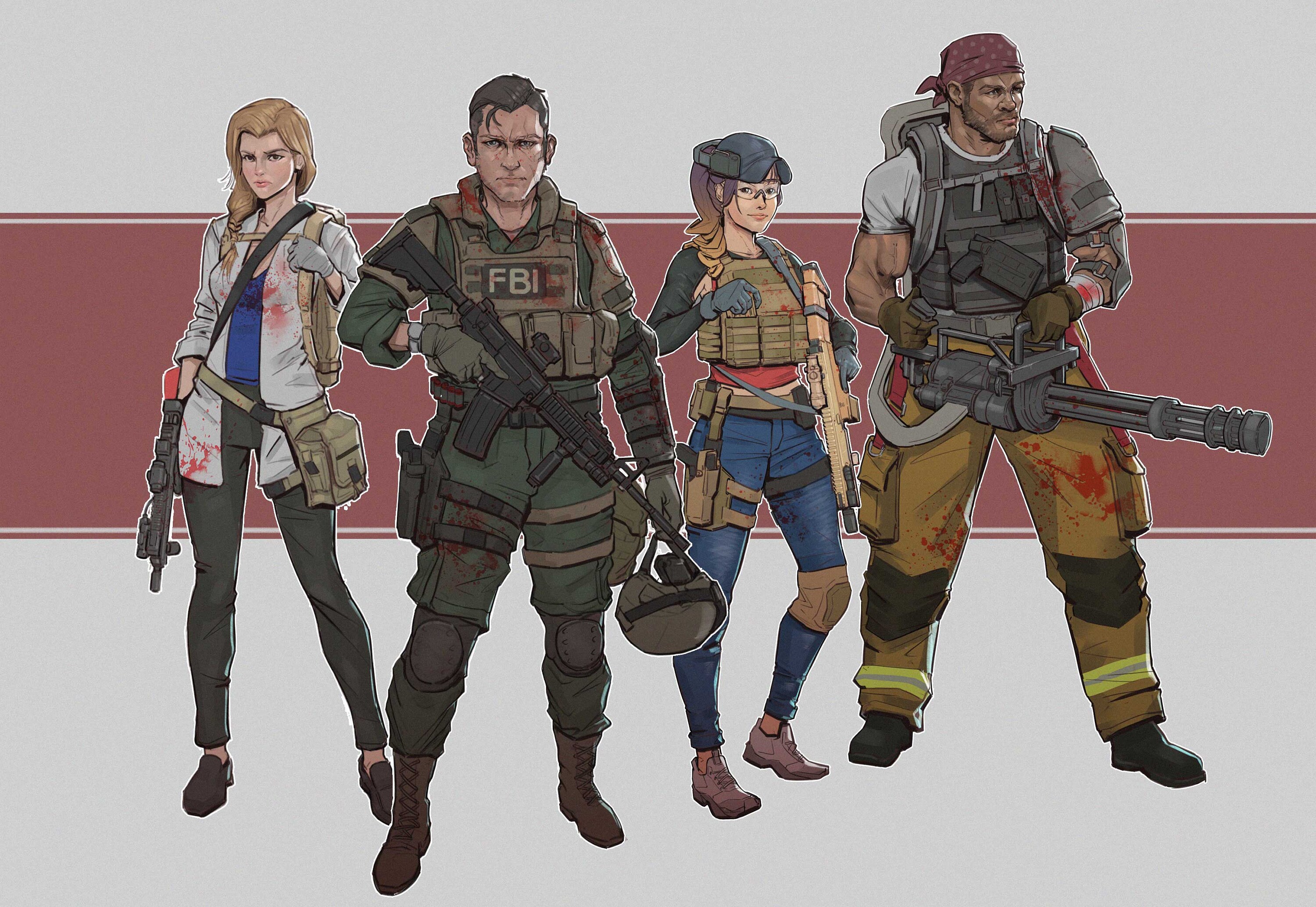 Game Character Design RPG Character Concept Design Dnd - Etsy