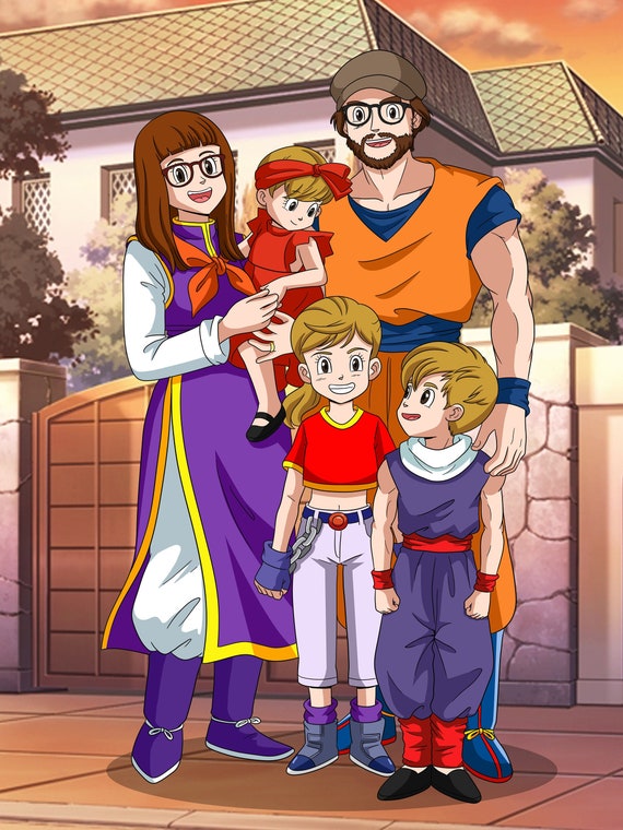Cute Anime Family