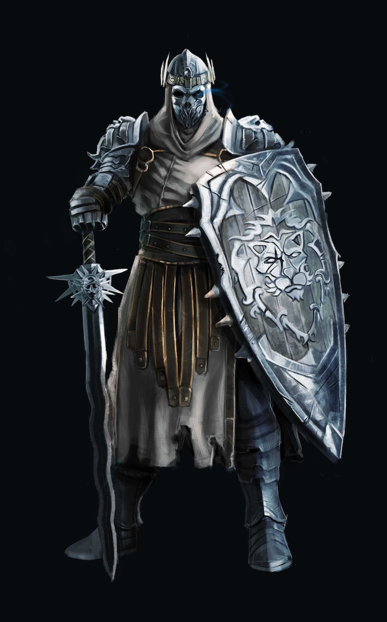 Custom RPG Character Illustration, Game Character Portrait (digital ...