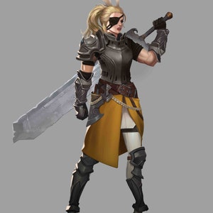 Custom Game Character Design, RPG Character Portrait, Personalized Dnd ...