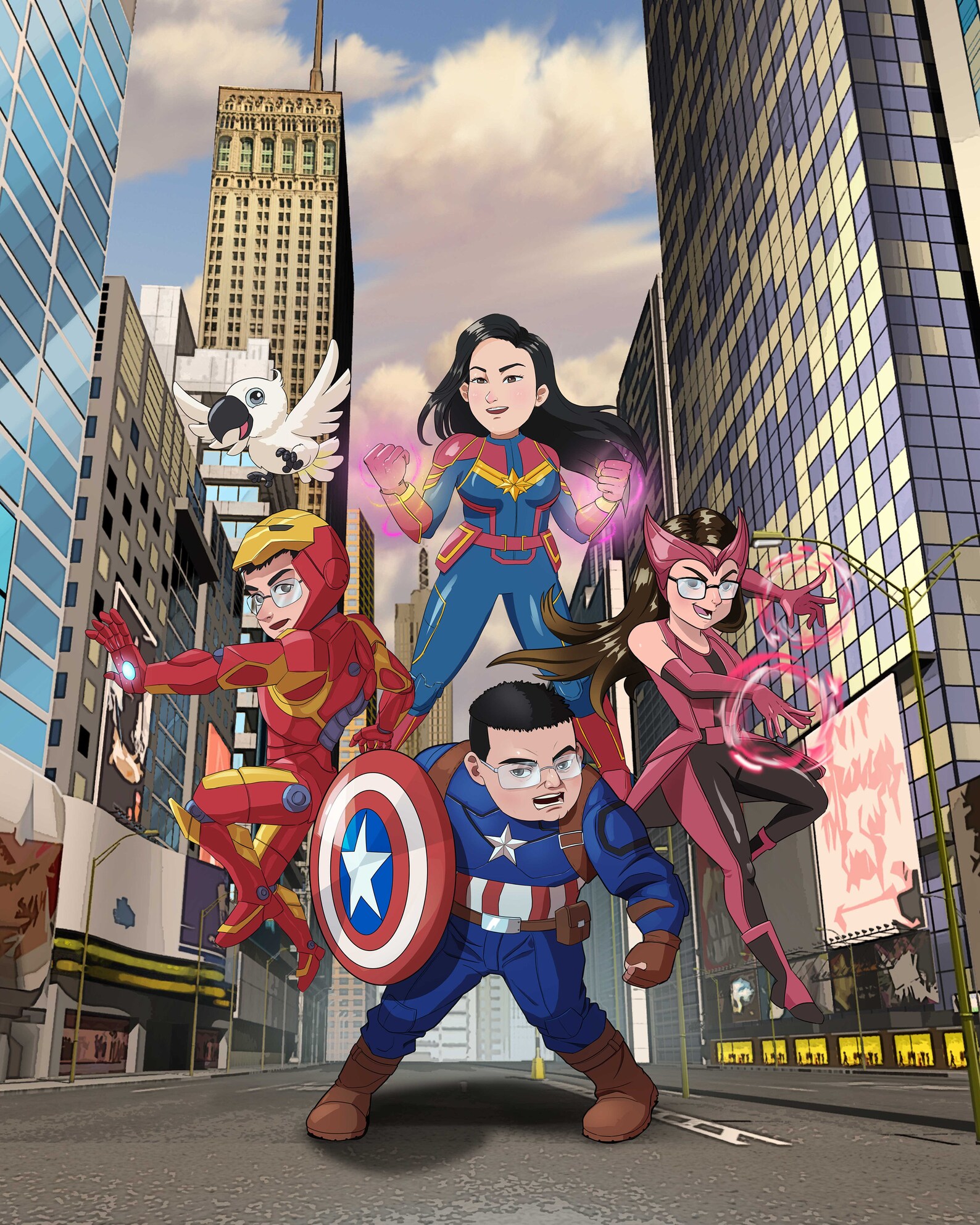 Custom Superhero Portrait - Etsy