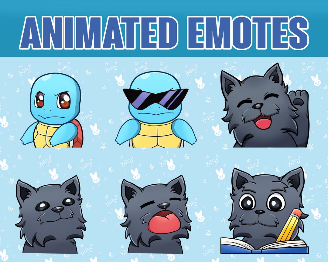 Custom Animated Twitch Emotes, Gaming Animated Emotes, Custom Animated ...