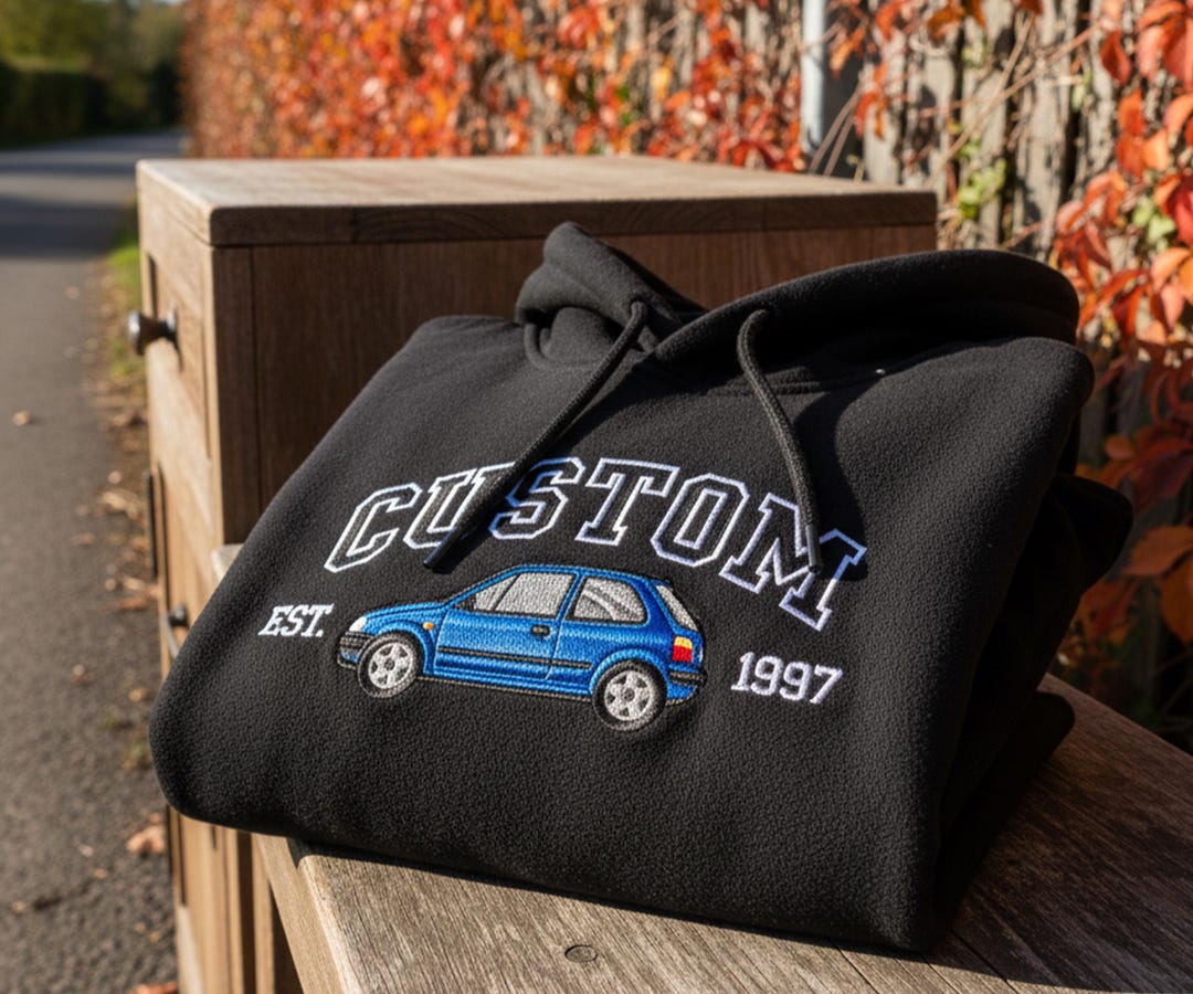 Custom Car Embroidered Shirt, Car Lover Gift, Driver Sweatshirt ...