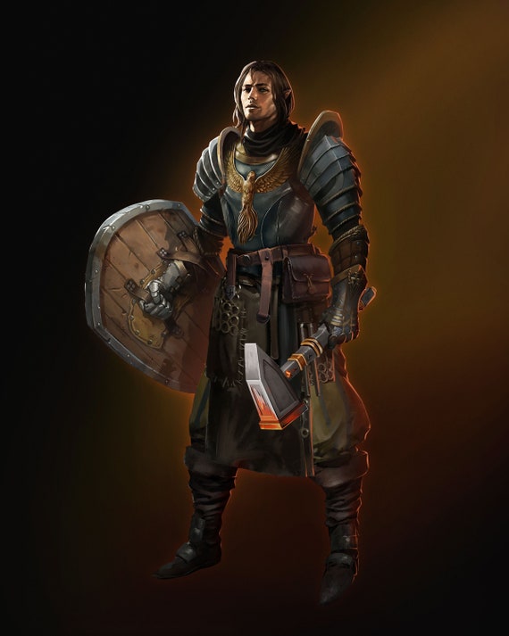 Custom Game Character Portrait Custom Rpg Character Design Fantasy
