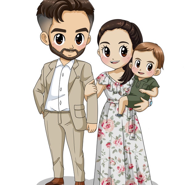 Chibi Portrait - Etsy