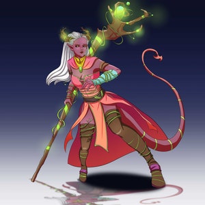 RPG Custom Character Portrait Custom Game Character Design | Etsy