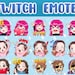 Custom Twitch Emotes, Gaming Emotes Drawing, Custom Emotes, Custom E ...