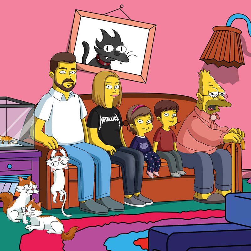 Simpsons Portrait - Etsy