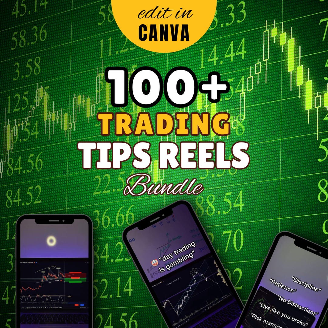 100+ Viral Trading Tips Reels Bundle | Stock Market Content for ...