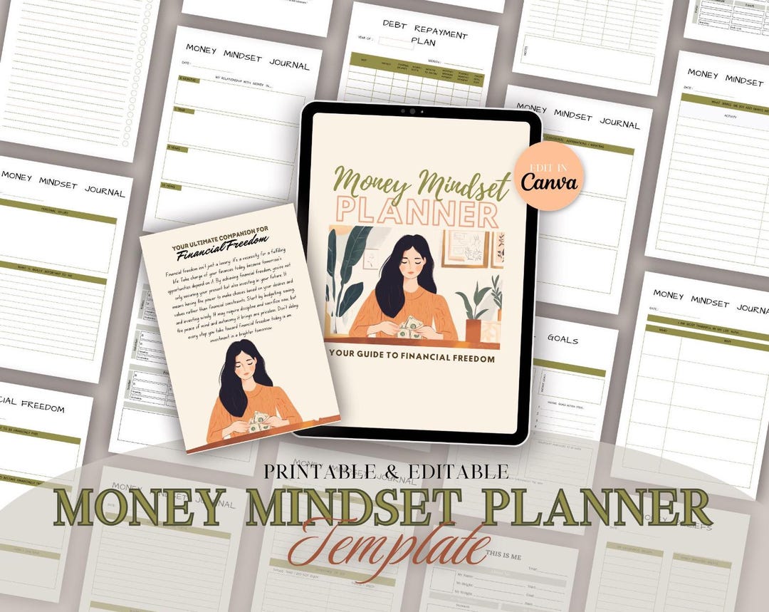 Money Mindset Journal Template | Printable PDF for Financial Growth ...