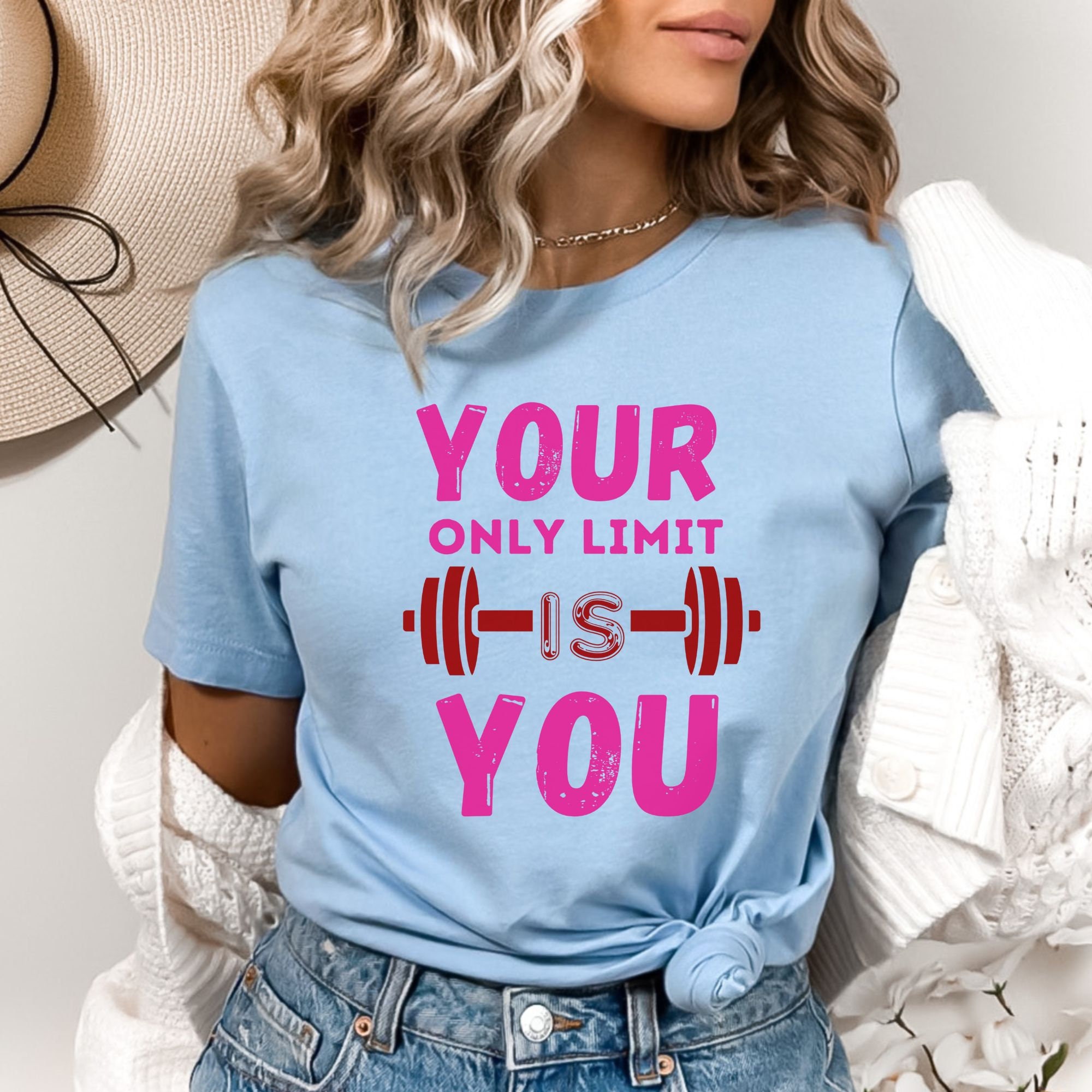 Motivational Workout Tee,fitness Inspiration Shirt,empowerment Gym ...