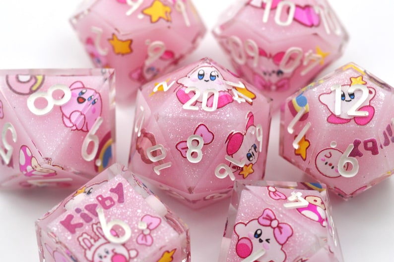 Pinky Monster Dice - Hand Made V001 - Etsy