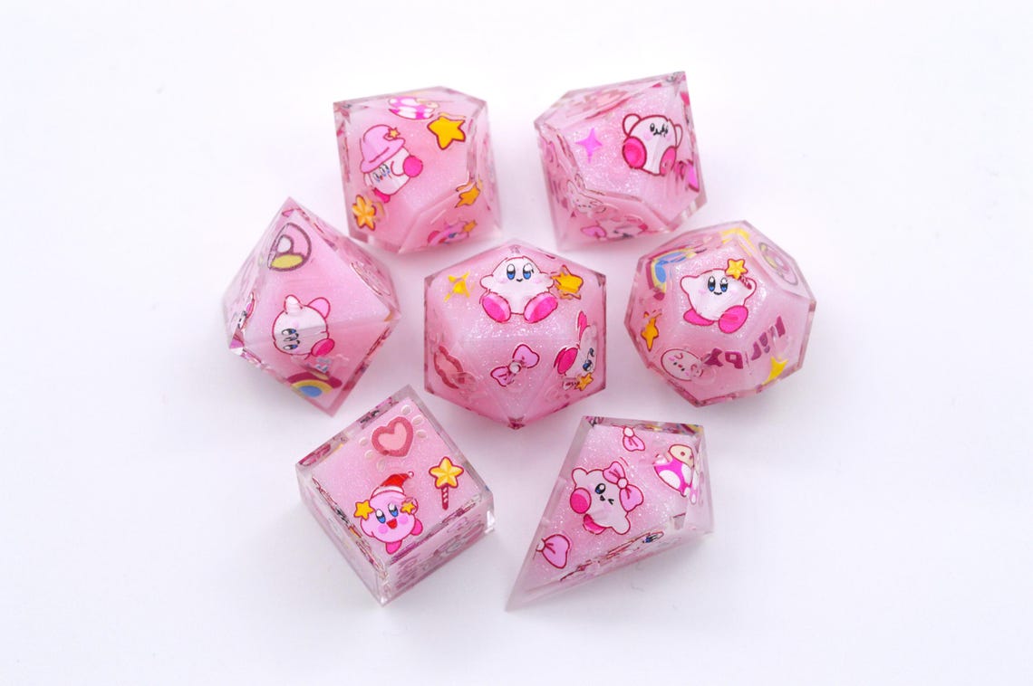 Pinky Monster Dice - Hand Made V001 - Etsy