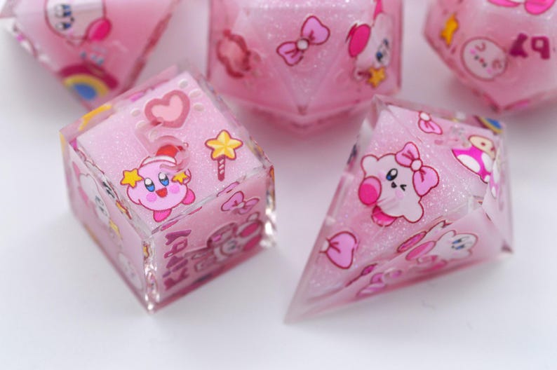 Pinky Monster Dice - Hand Made V001 - Etsy