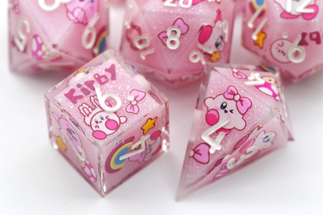 Pinky Monster Dice - Hand Made V001 - Etsy