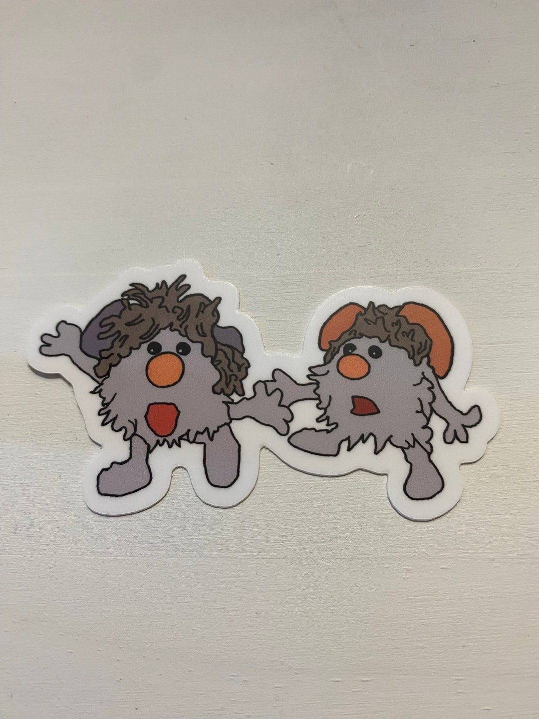 The Big Comfy Couch Fuzzy and Wuzzy Sticker - Etsy