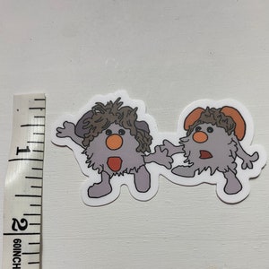 The Big Comfy Couch Fuzzy and Wuzzy Sticker - Etsy