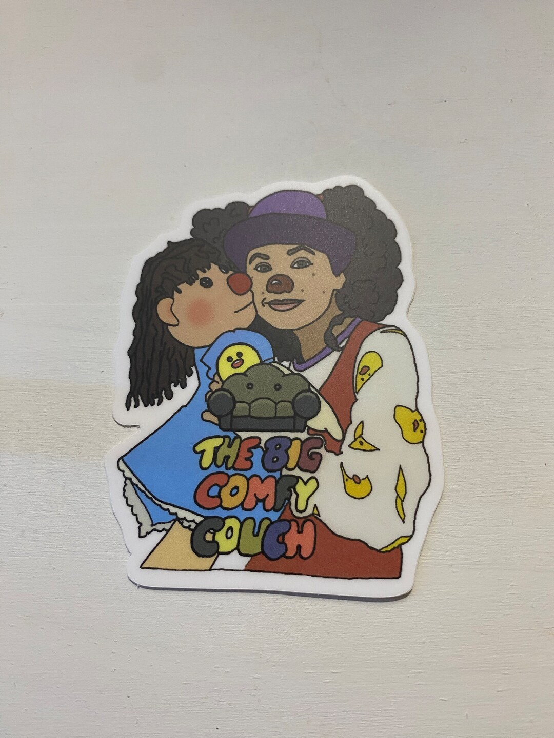 The Big Comfy Couch Sticker - Etsy