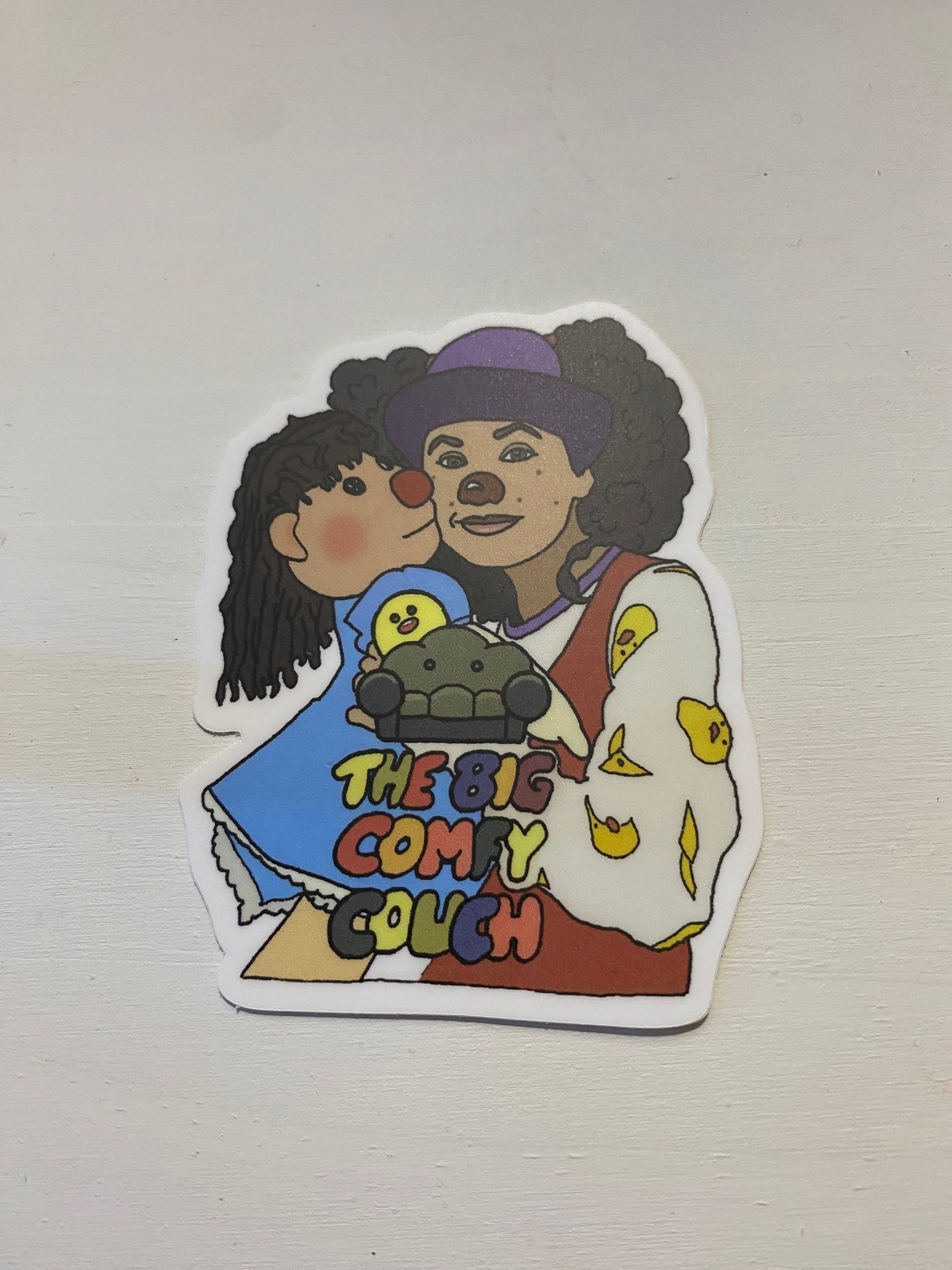 The Big Comfy Couch Sticker - Etsy