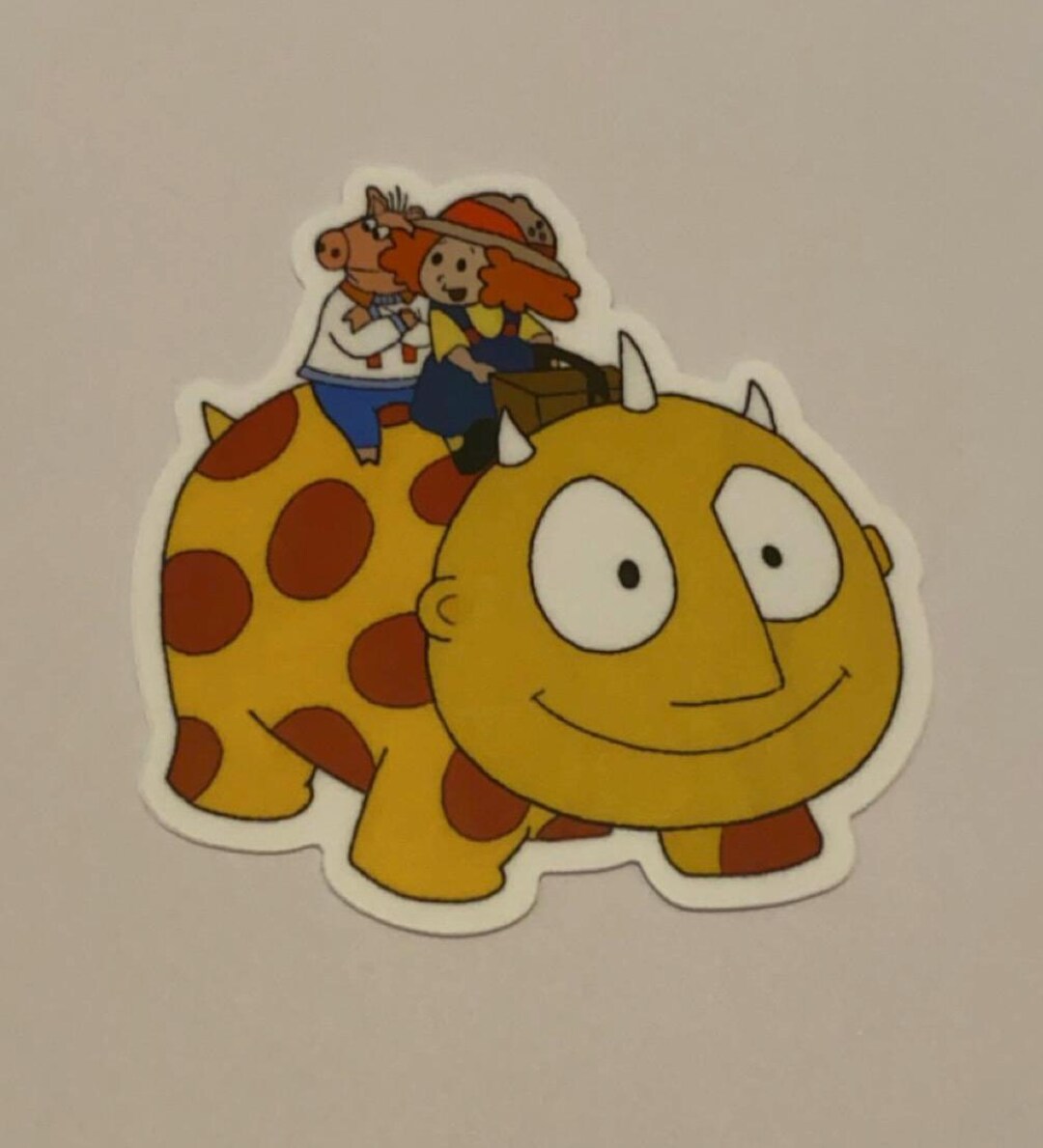 Maggie and the Ferocious Beast “group Picnic” Sticker - Etsy