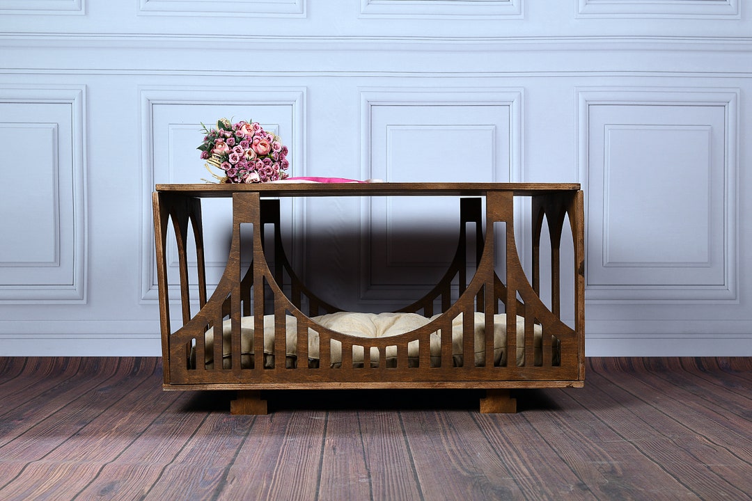 Brooklyn Bridge Dog Crate, Modern Pet Furniture, Modern Dog Kennel ...