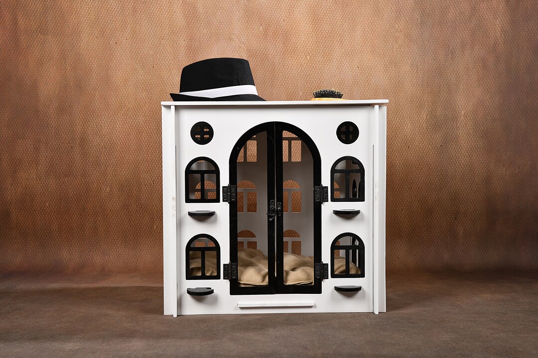 Modern Miami Wooden Dog Crate: Customizable Pet House - Etsy