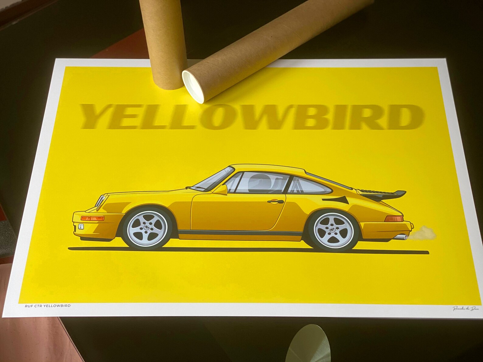 LIMITED RUN: RUF Yellowbird Porsche 911 Poster Gift for - Etsy