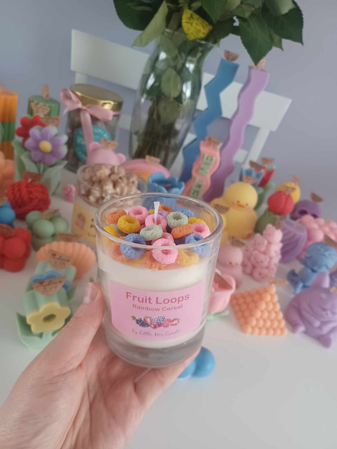 Fruit Loops Cereals Candle - Etsy UK