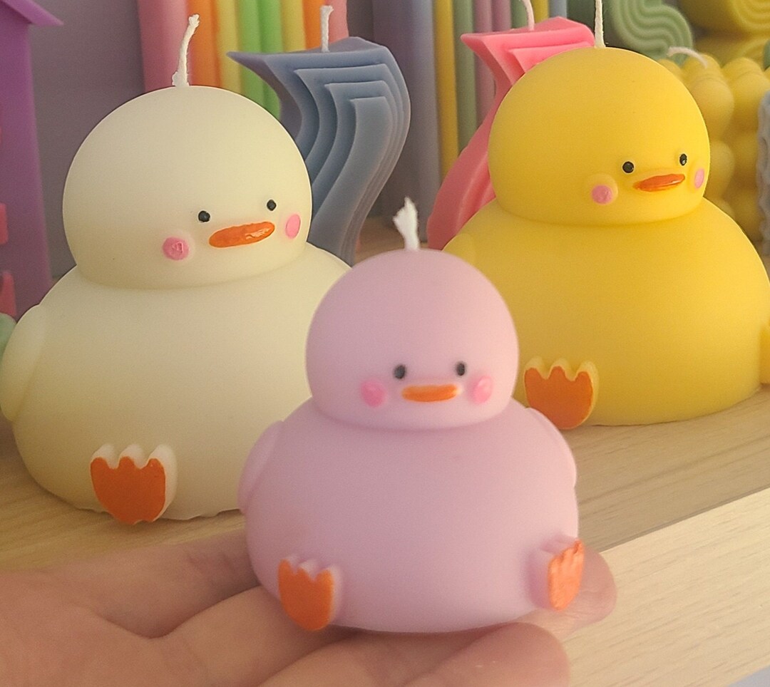 Cute Small Duck Candle, Handmade Soy Duck, Sweet Candle Duck for Child ...