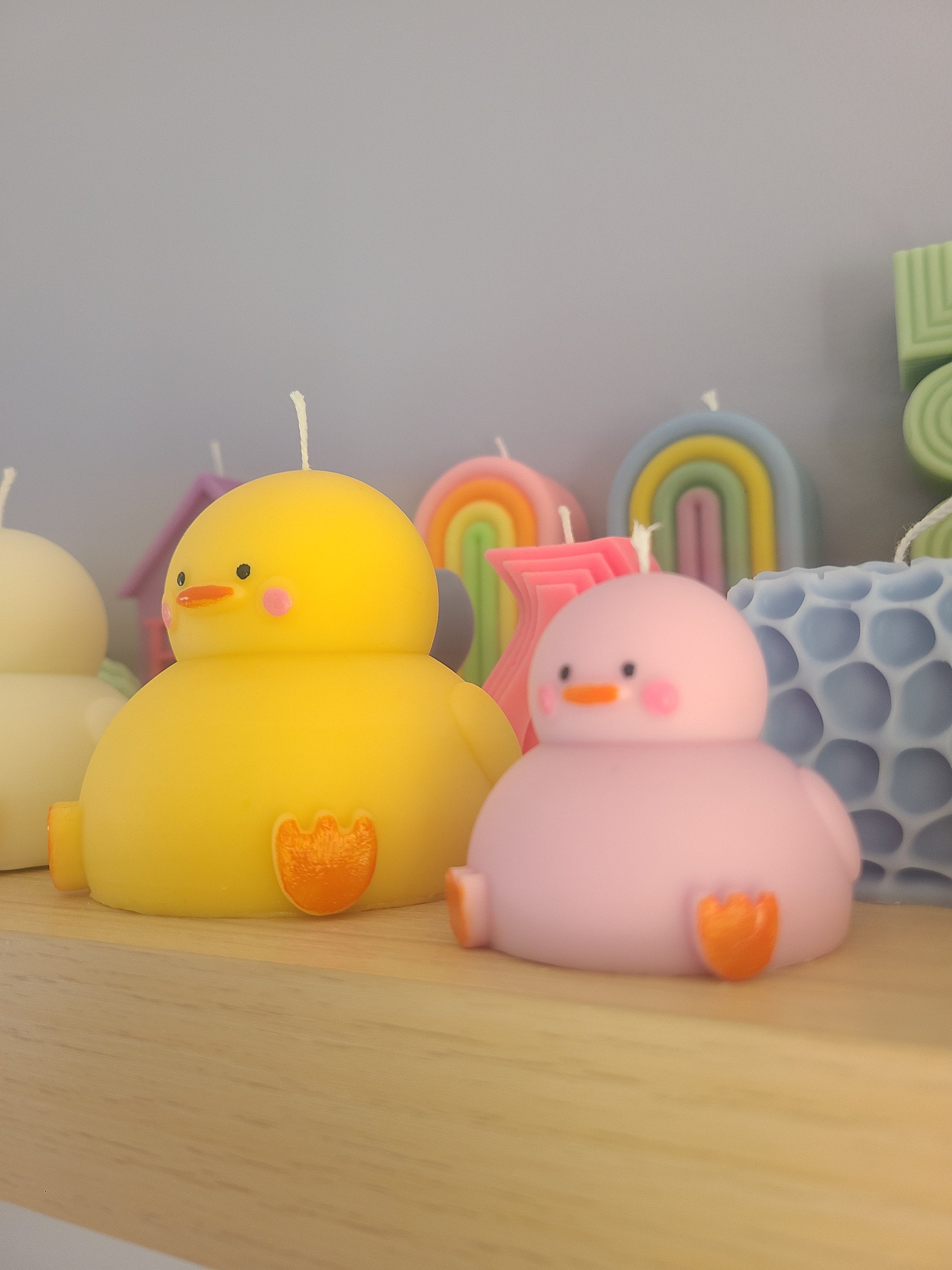 Cute Small Duck Candle, Handmade Soy Duck, Sweet Candle Duck for Child ...