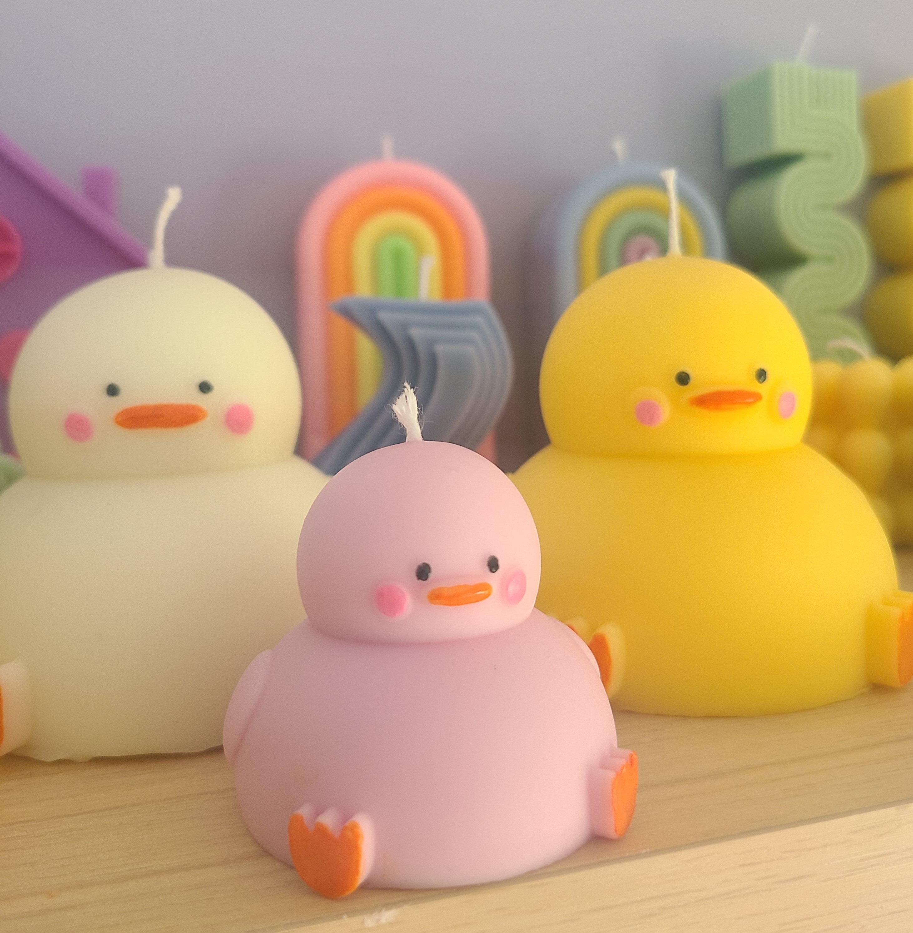 Cute Small Duck Candle, Handmade Soy Duck, Sweet Candle Duck for Child ...