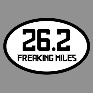 Marathon Race Decal Sticker Laptops, Windows, Walls - Etsy